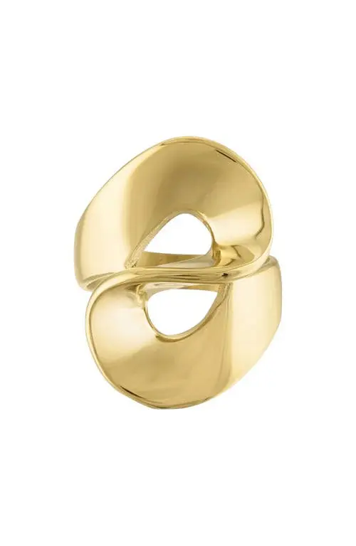 Ben Oni Afiya Figure Statement Ring - Gold