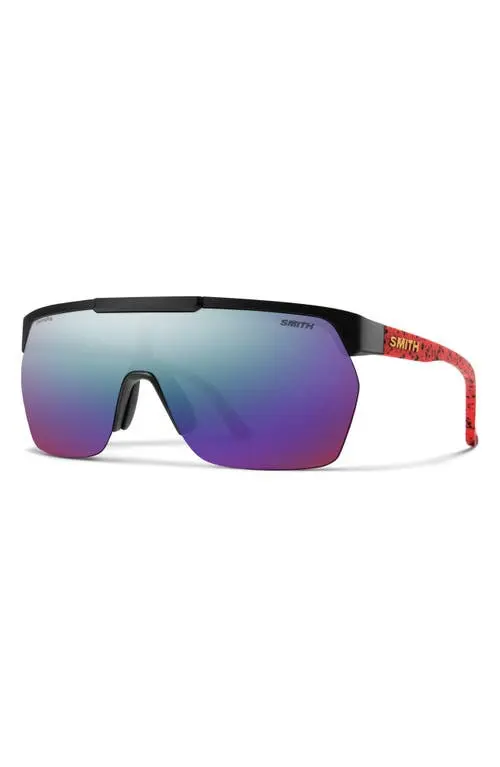 SMITH Xc 138mm Chromapop™ Polarized Shield Sunglasses - Matte Wild Child / Violet