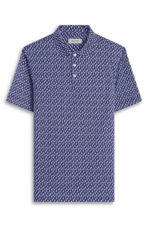 Bugatchi Victor Ooohcotton® Golfer Print Polo