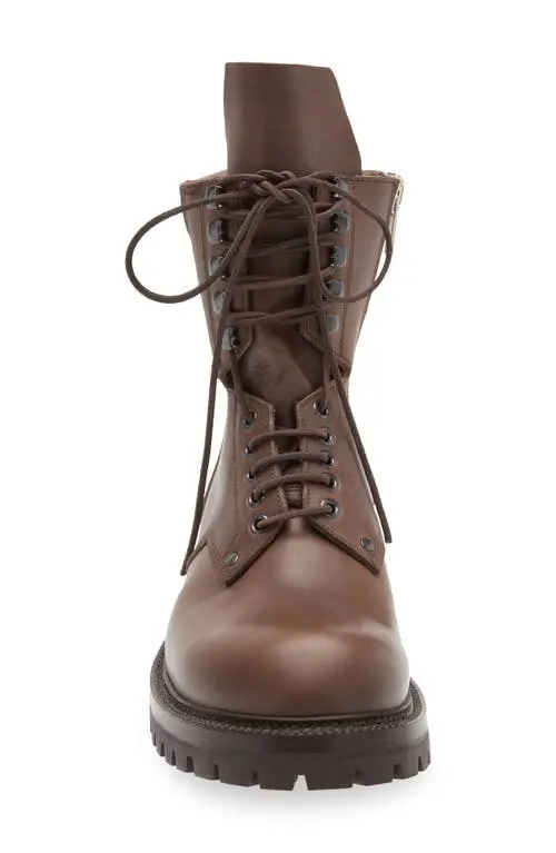 Rick Owens Army Lace-up Boots - Dust