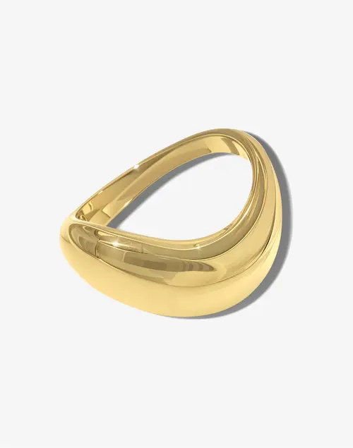 Ben Oni Wave Stackable Ring - Gold