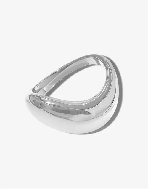 Ben Oni Wave Stackable Ring - Silver