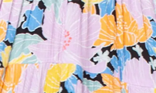 Roxy Honolulu Glow Floral Tiered Maxi Dress