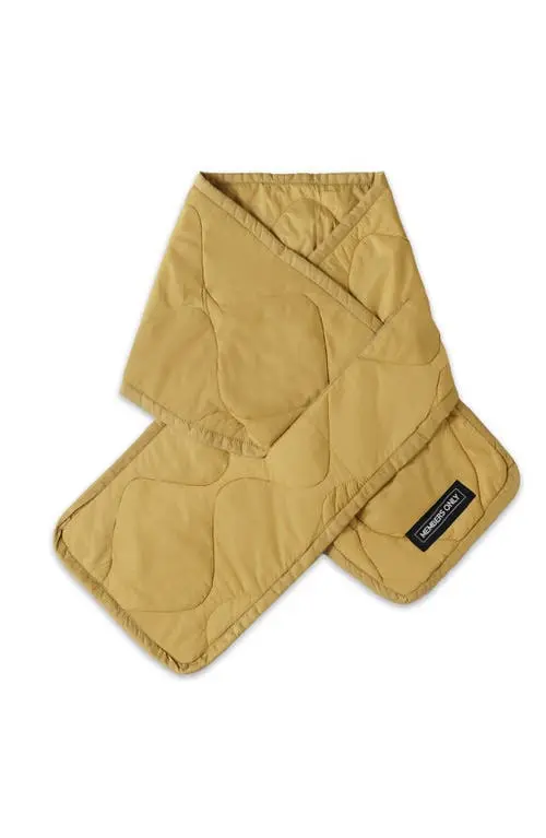 MEMBERS ONLY Quilted Scarf - Yellow