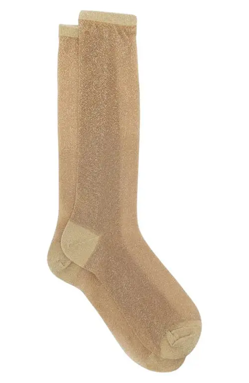 HIGH HEEL JUNGLE Sheer Magic Sparkle Crew Socks