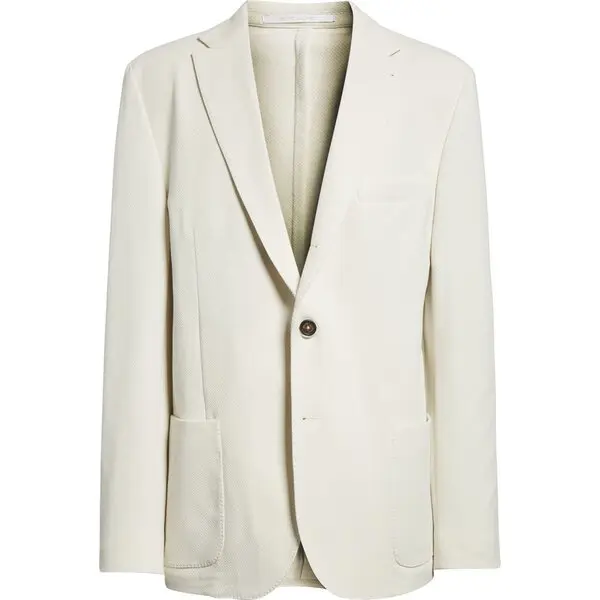 Eleventy Single-breasted Linen & Cotton Sport Coat