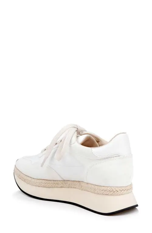 L'Agence Ivone Platform Sneakers - Vintage White