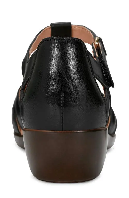 Easy Spirit Darlyn T-strap Pumps - Black