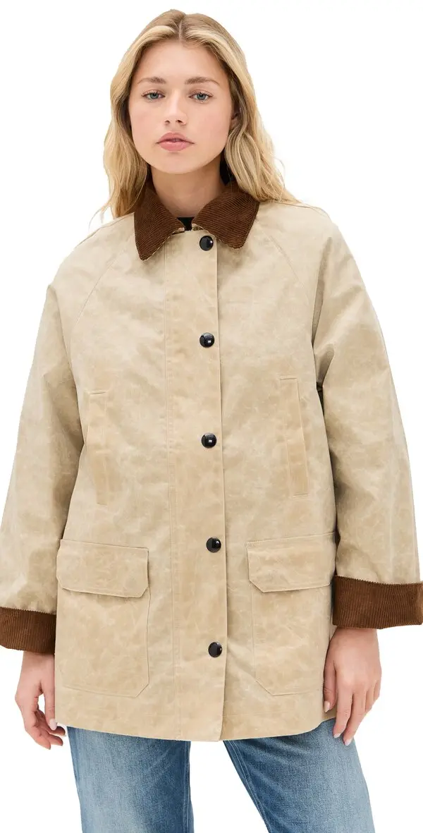 ALEX MILL Chiltern Street Barn Jacket - Khaki