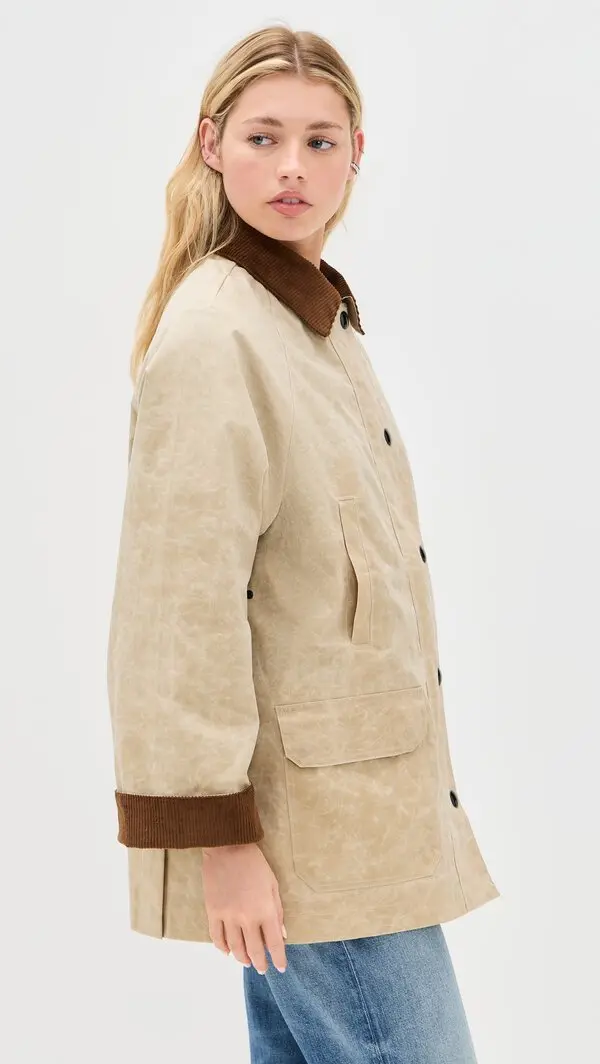 ALEX MILL Chiltern Street Barn Jacket - Khaki