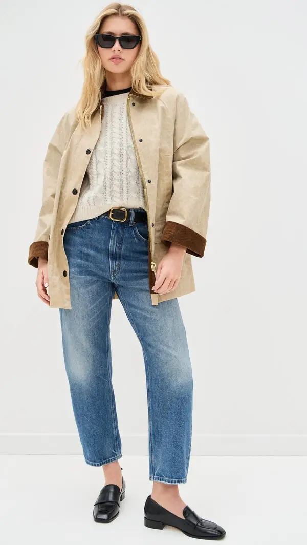 ALEX MILL Chiltern Street Barn Jacket - Khaki