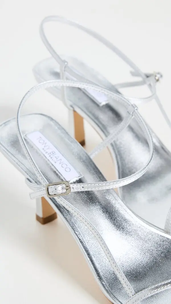TONY BIANCO Caprice Heels - Silver Metallic