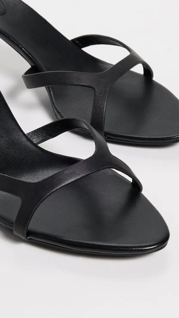 TONY BIANCO Daisy Stiletto Sandals - Black Como