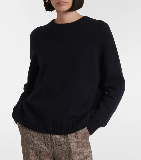 Loro Piana Parksville Cashmere Sweater - Blue