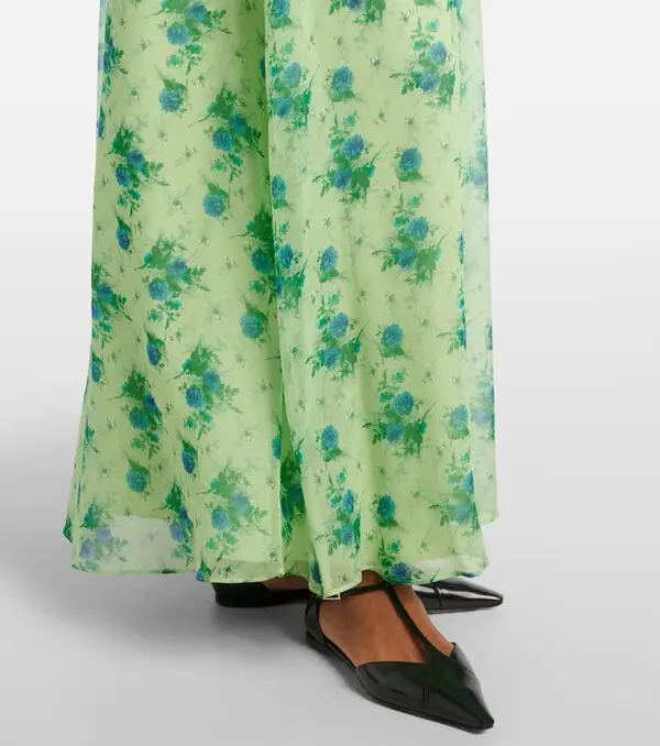 Max Mara Cactus Halterneck Gown