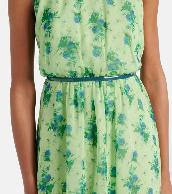 Max Mara Cactus Halterneck Gown