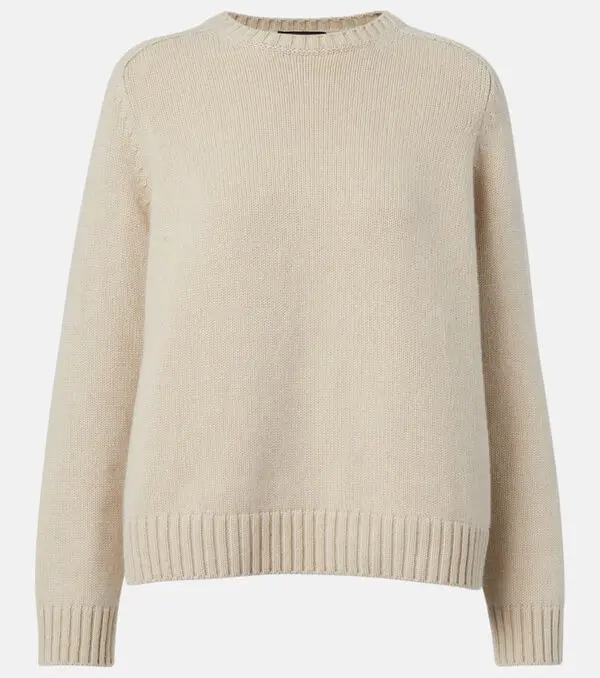 Loro Piana Parksville Cashmere Sweater - Beige
