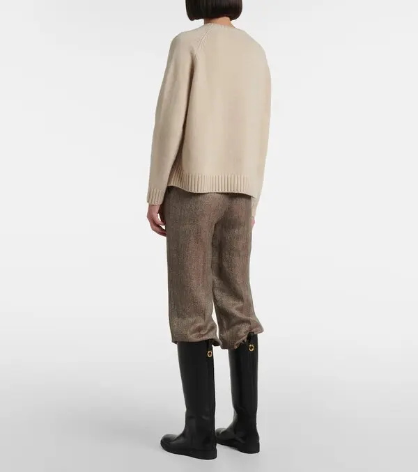 Loro Piana Parksville Cashmere Sweater - Beige