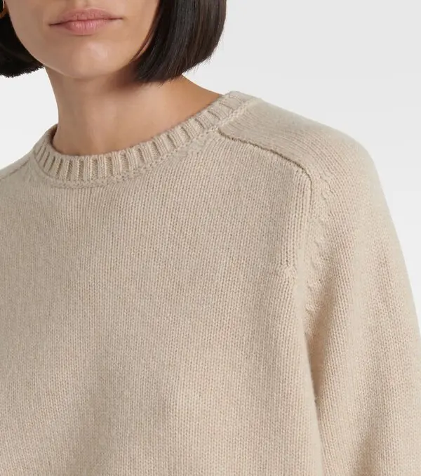 Loro Piana Parksville Cashmere Sweater - Beige