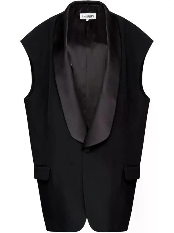 MAISON MARGIELA Tailored Waistcoat - Black