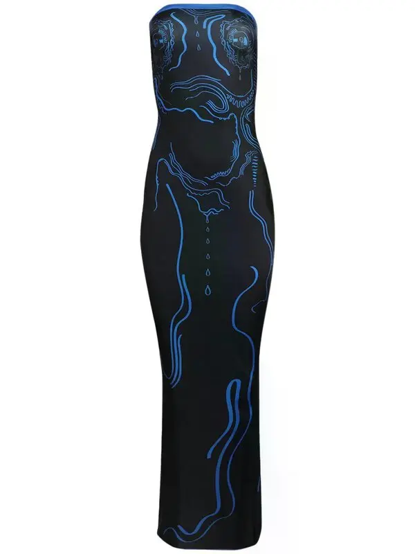 DI PETSA Printed Maxi Dress