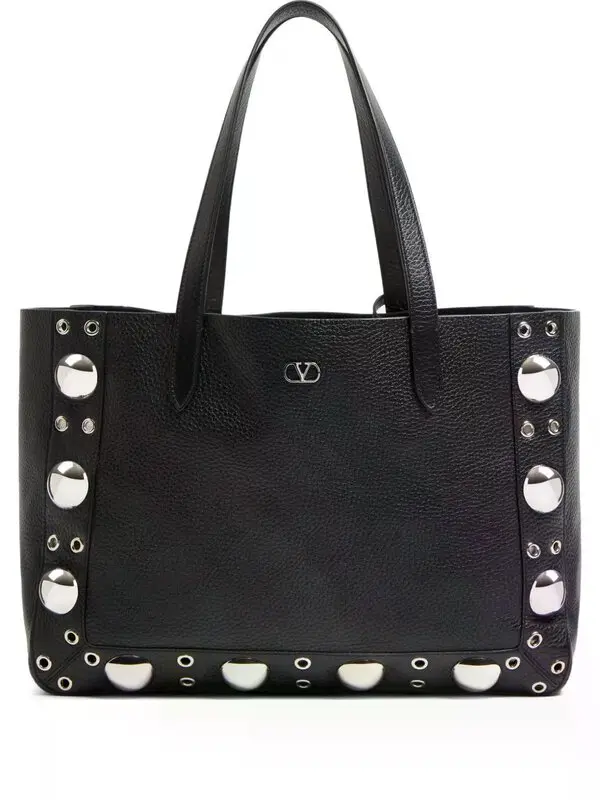Valentino Garavani Medium Nellcôte Tote Bag - Black