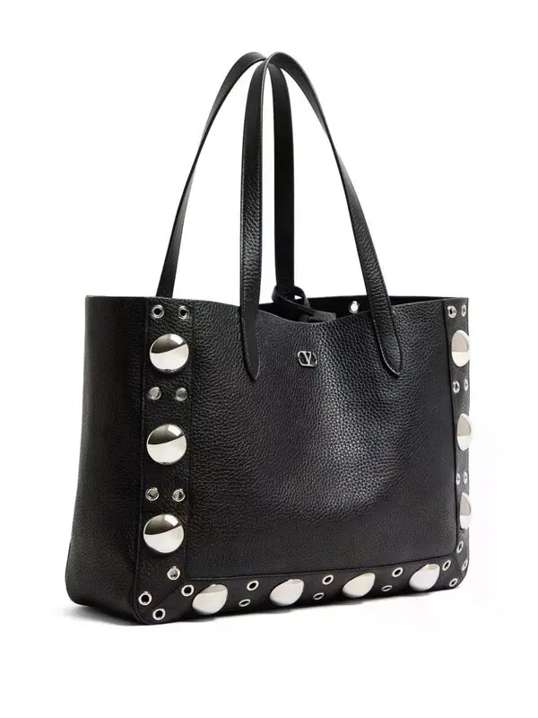 Valentino Garavani Medium Nellcôte Tote Bag - Black