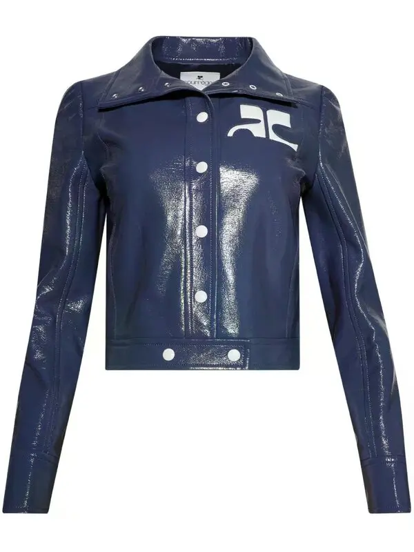 COURREGES Reedition Vinyl Jacket - Blue