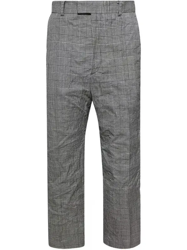 Vetements Checked Trousers
