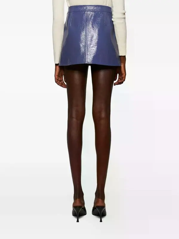 COURREGES Logo Mini Skirt - Blue