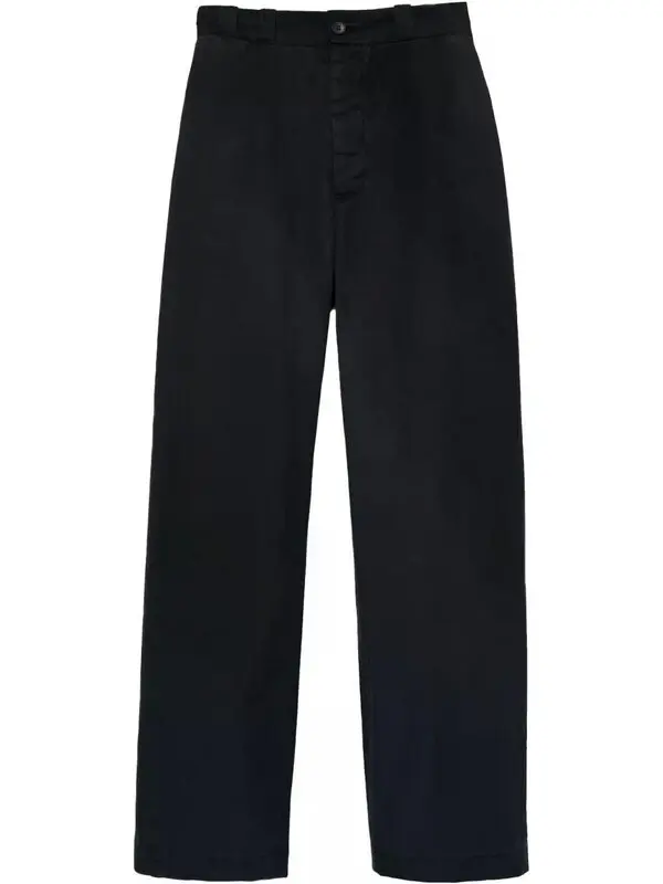 THE ELDER STATESMAN Straight-leg Trousers - Black