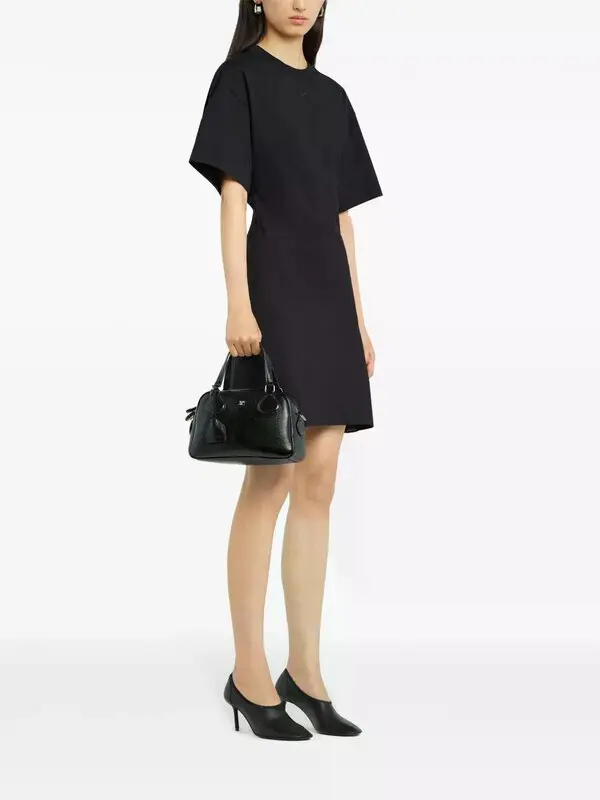 COURREGES Ac Stud Bowling Bag - Black