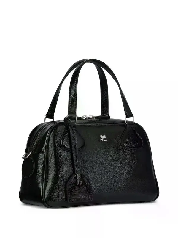 COURREGES Ac Stud Bowling Bag - Black