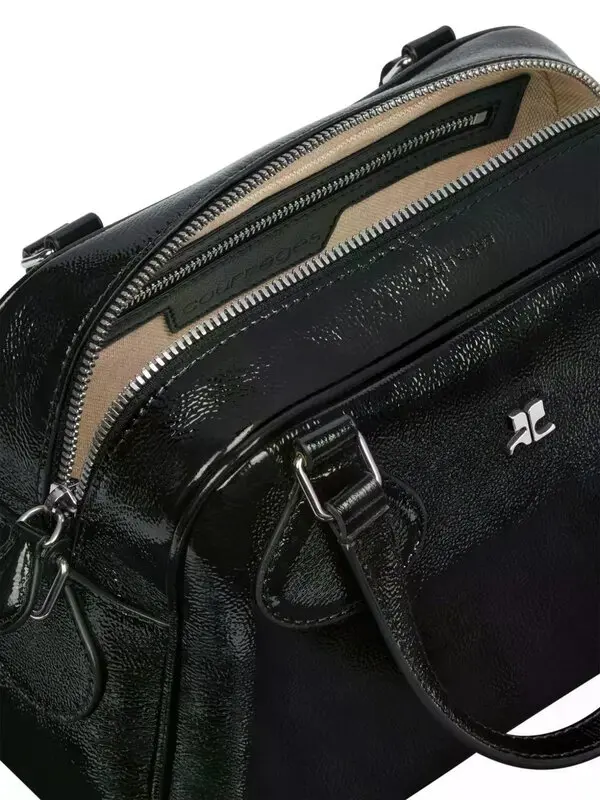 COURREGES Ac Stud Bowling Bag - Black
