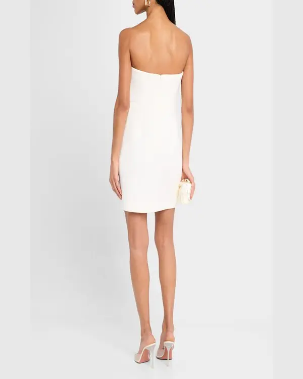 one33 social strapless draped mini dress Strapless Rosette Bodice Mini Dress