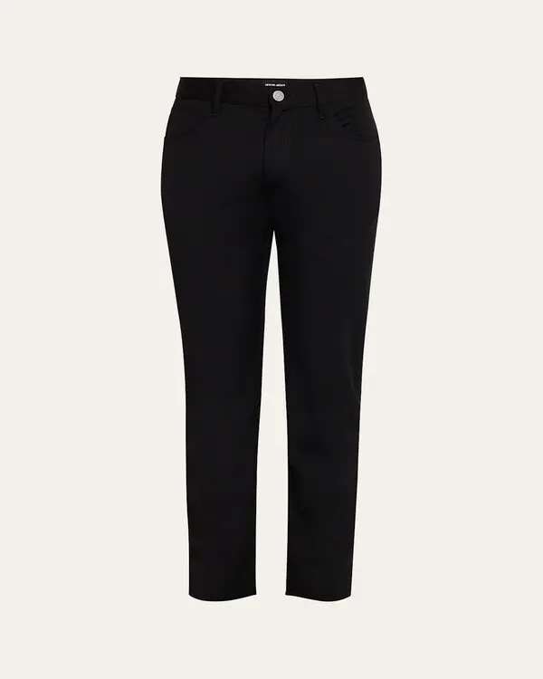 Giorgio Armani Wool Twill Five-pocket Pants