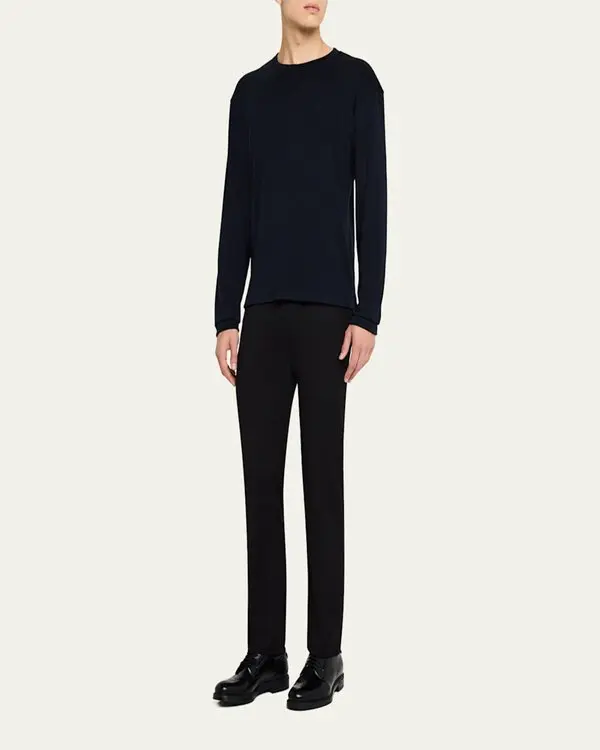 Giorgio Armani Wool Twill Five-pocket Pants
