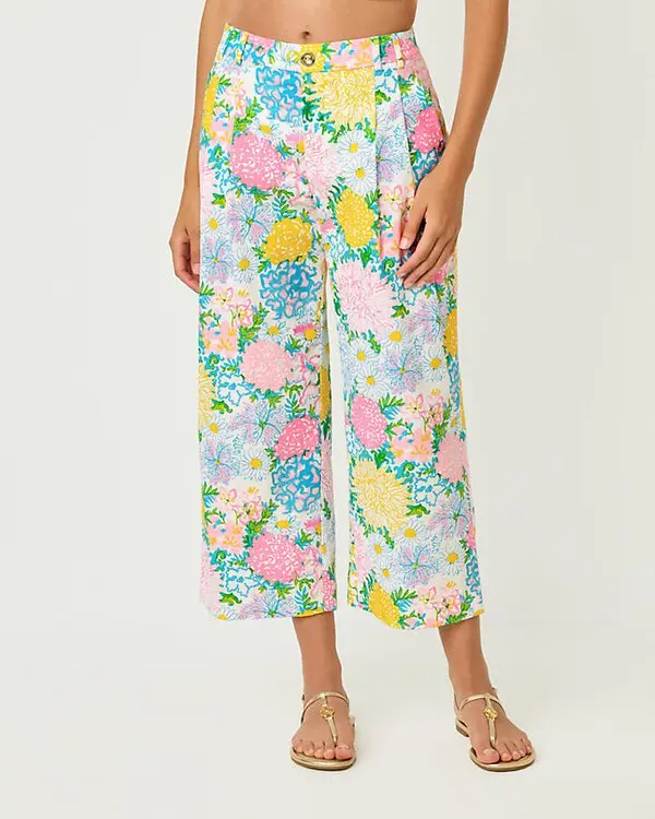 Lilly Pulitzer® Mandalay Wide Leg Crop Pant