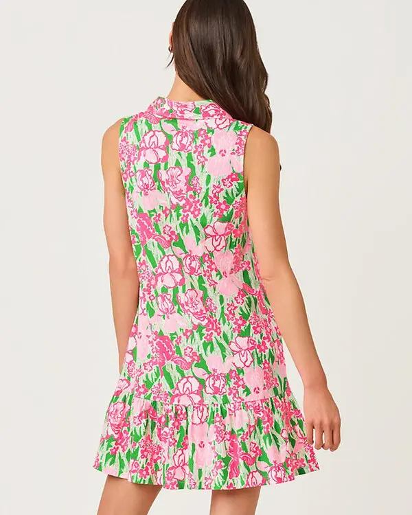 LILLY PULITZER Riegan Shirt Dress - Putting Green Hannah
