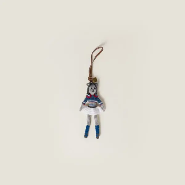 Miu Miu Technical Yarn Trick - Navy
