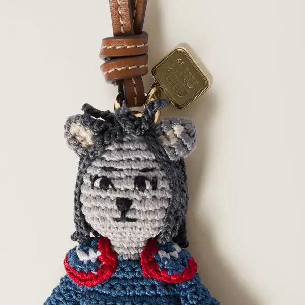 Miu Miu Technical Yarn Trick - Navy