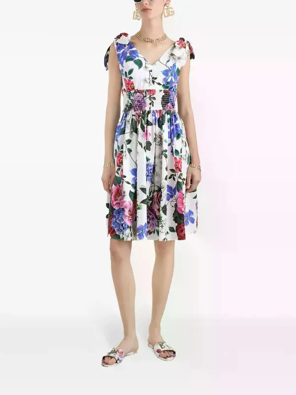 Dolce & Gabbana Floral-print Mini Dress