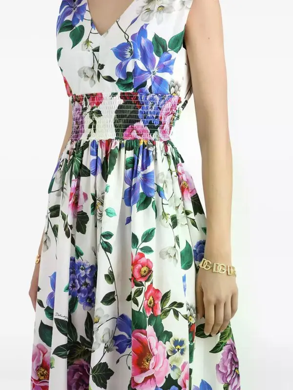 Dolce & Gabbana Floral-print Mini Dress