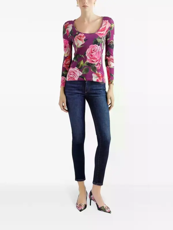 Dolce & Gabbana Floral-print Top