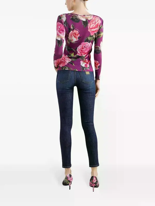 Dolce & Gabbana Floral-print Top