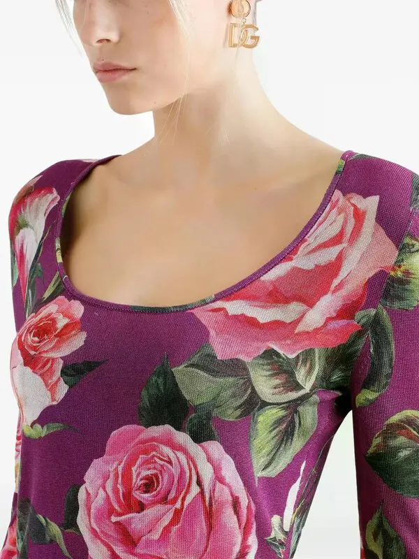 Dolce & Gabbana Floral-print Top