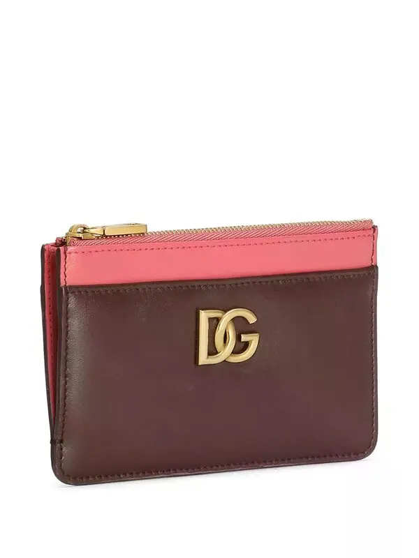 Dolce & Gabbana Dg-plaque Cardholder - Red