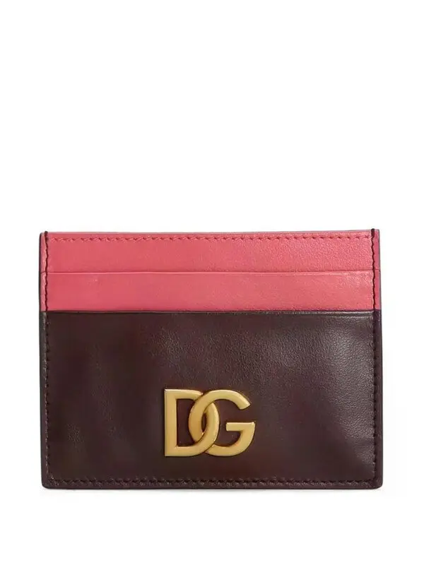 Dolce & Gabbana Dg-plaque Cardholder - Red