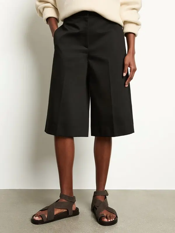 NILI LOTAN Erza Cotton Shorts