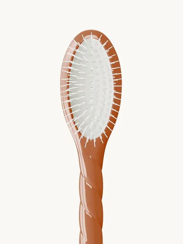 LA BONNE BROSSE N.07 The Petite Stimulating And Detangling Brush - Terracotta